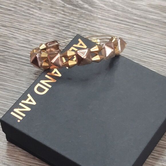 Alex and Ani | Jewelry | Alex And Ani Gold Beaded Bangle | Poshmark